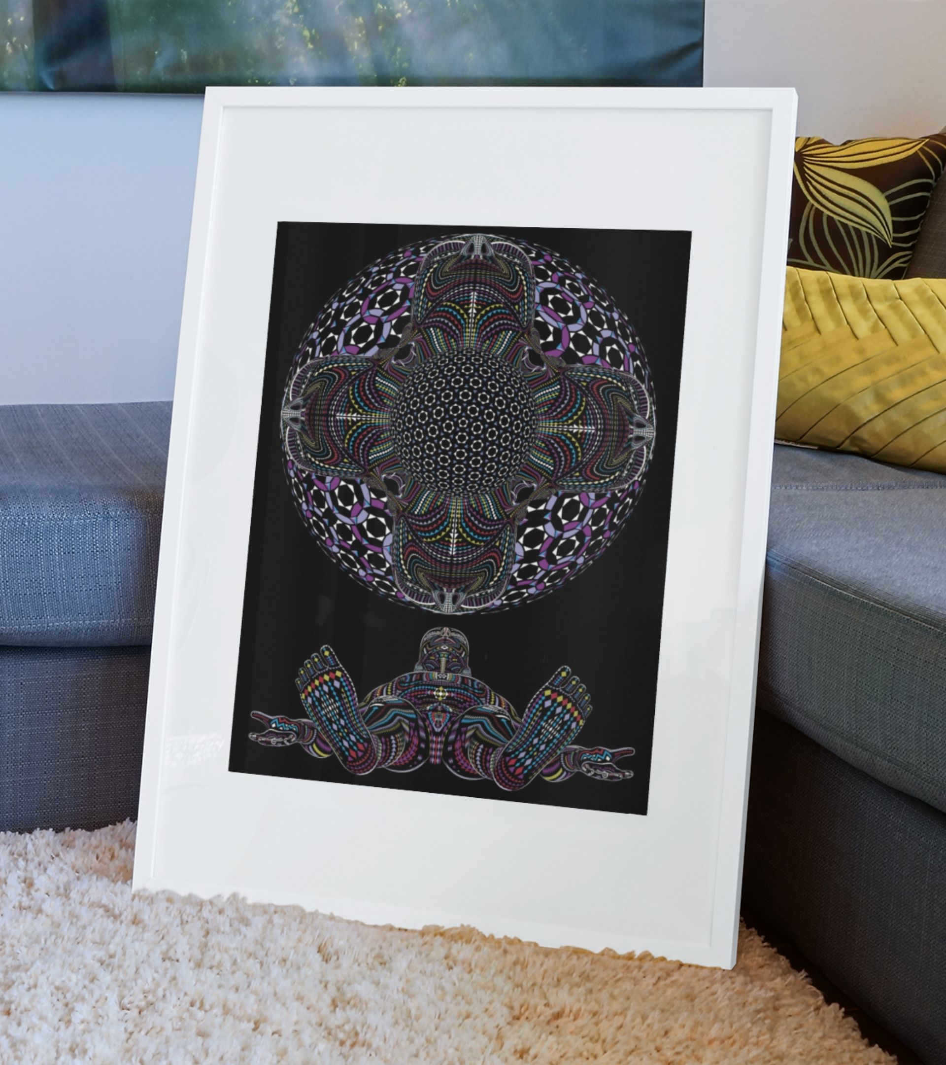 DMT Vision Poster for Home Deco – symbolika