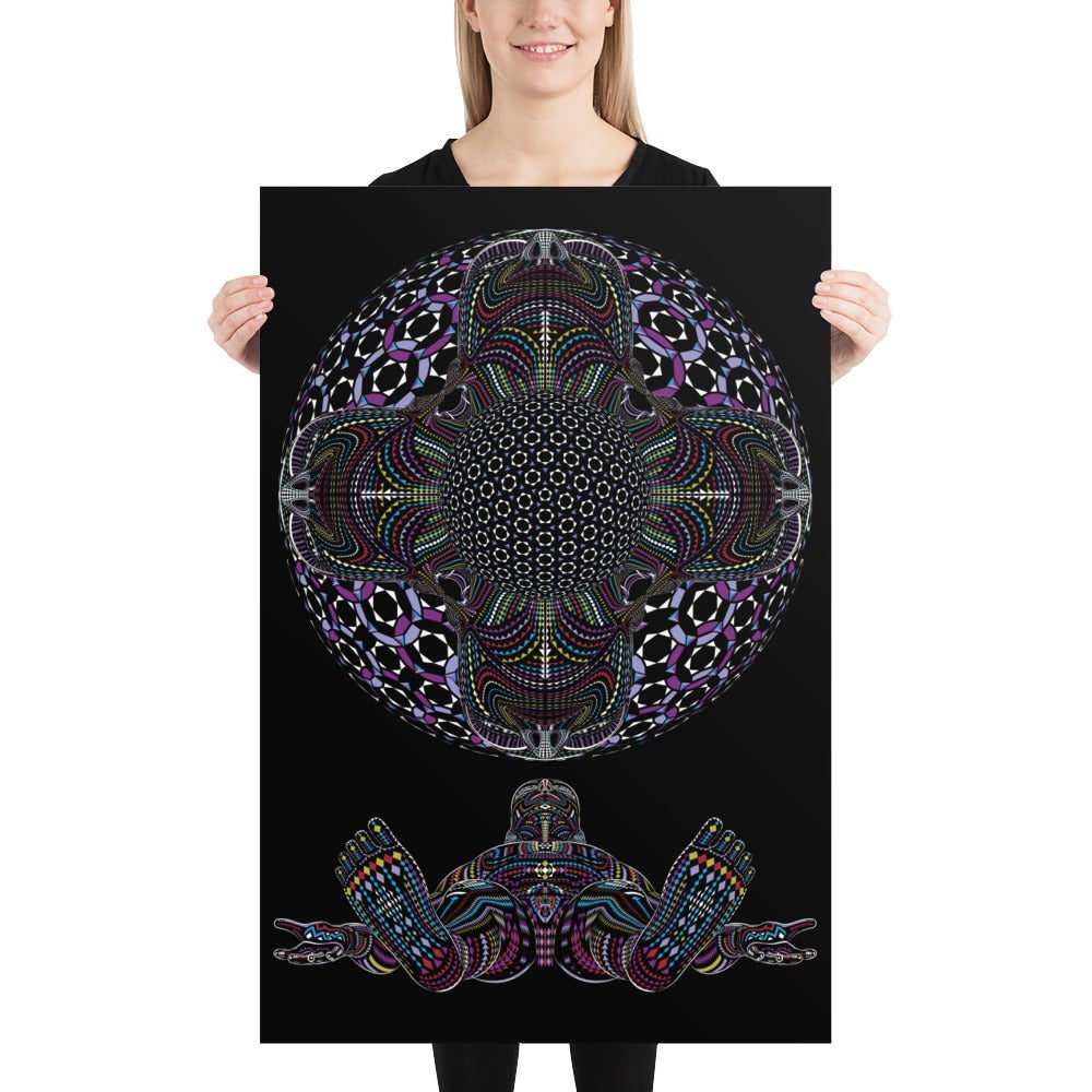 DMT Vision Poster for Home Deco – symbolika